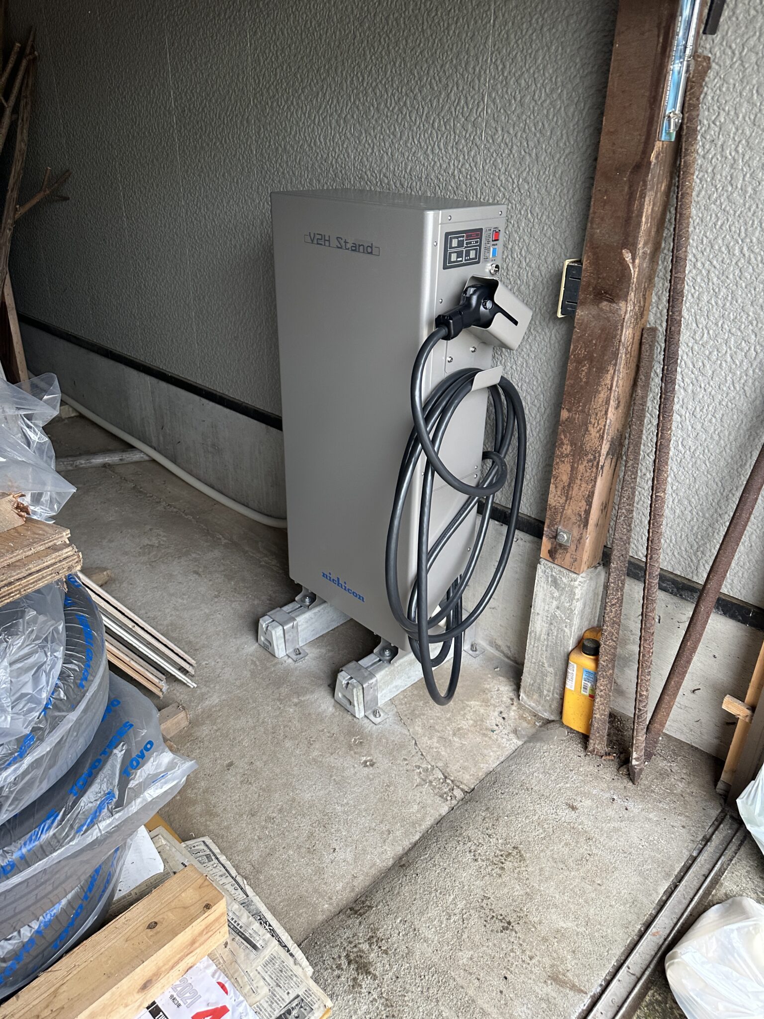酒田市 佐藤工（投稿者）邸 ニチコンT3蓄電池7.4kWh、V2H一体型 | 荘内電気設備株式会社